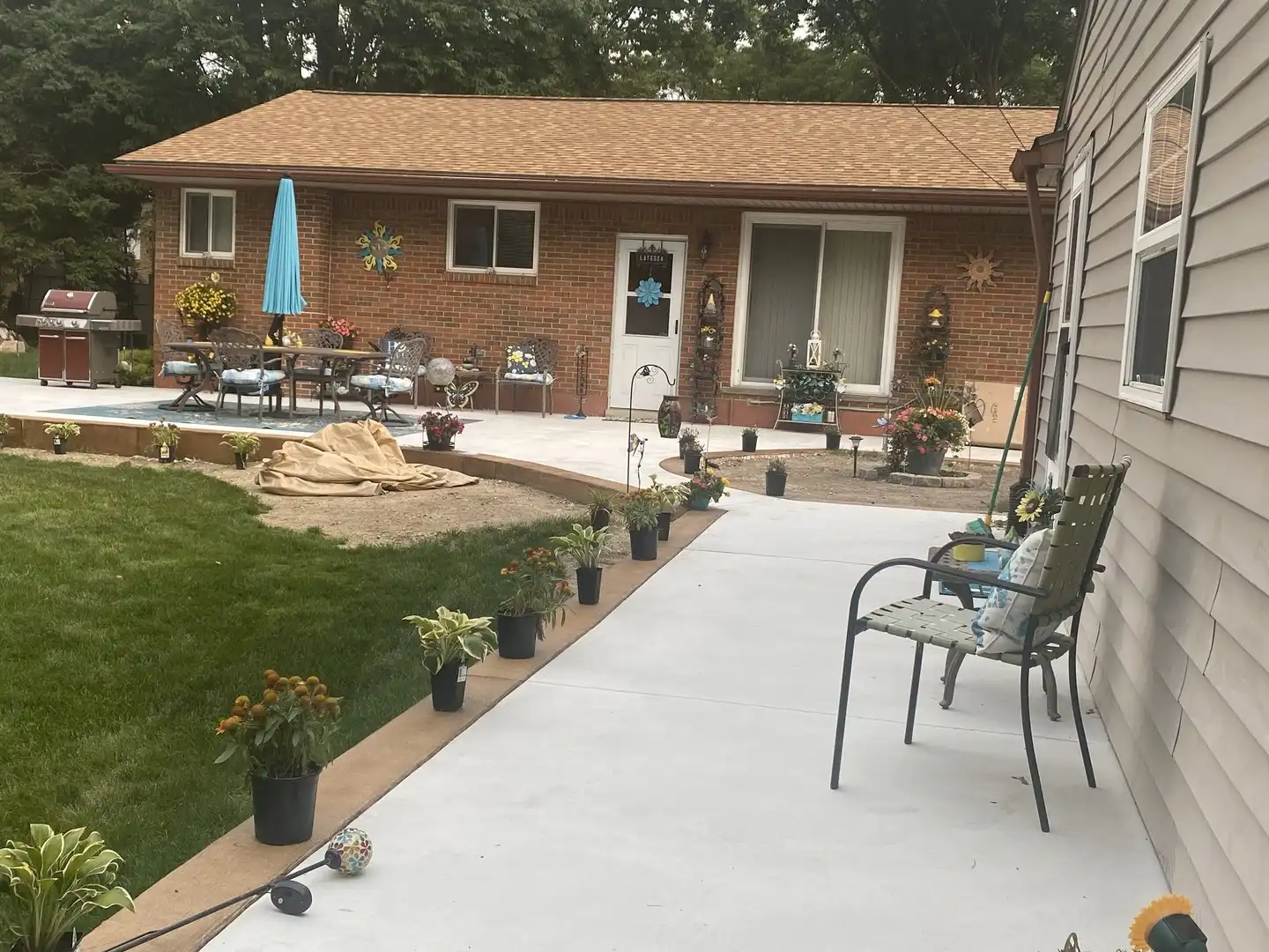Custom Concrete Patios in Michigan - Dante Concrete Company